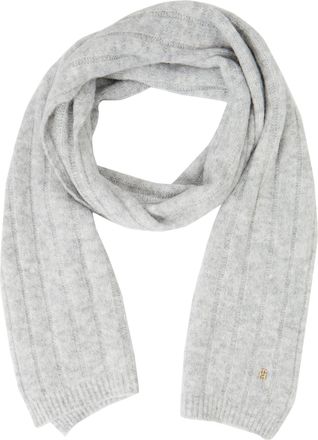 Tommy Hilfiger Damen Schal Timeless Scarf Tuch, Grau (Light Grey Melange), Einheitsgröße