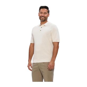 Profuomo Polo SS Aero Ease Waffle Structure - - Tops - Herren - Beige - 2XL