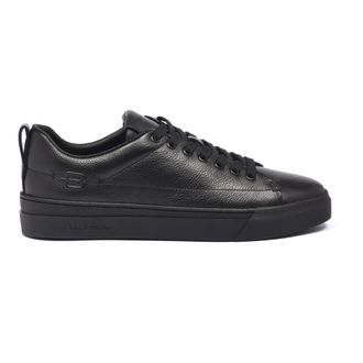 Baldinini Tumbled Leather Sneaker - - Shoes - Herren - Schwarzk - 44 EU