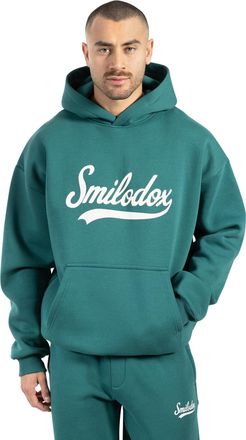 Smilodox Hoodie Herren Lorik, Kapuzenpullover mit gro&szlig;em Frontprint auf der Brust, weichem und flauschigem Stoff, K&auml;ngurutasche Pulli, sportliches Sweatshirt f