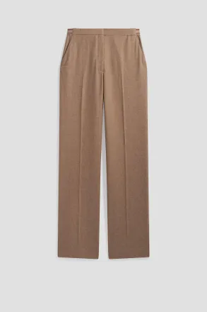 Gerard Darel Pantalon de tailleur dos &eacute;lastiqu&eacute; en flanelle - MUNA - Sable