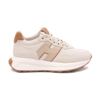 Hogan Femme, Chaussures, Rose, Taille: 41 EU Baskets H641 en Daim et Cuir