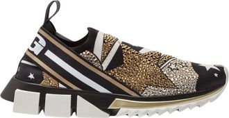Dolce & Gabbana Femme, Chaussures, Multicolore, Taille: 38 1/2 EU Sorrento Stars Baskets