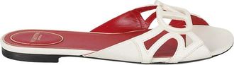Valentino Garavani Wonderweb VLogo Slide - - Shoes - Damen - Wei&szlig; - 38 EU