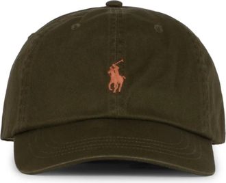 Polo Ralph Lauren Femme, Accessoires, Vert, Taille: ONE Size Casquette Logo Point de Cha&icirc;ne