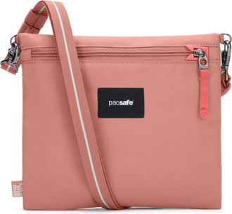 Pacsafe Unisex Go Theft Crossbody Pouch Anti-Diebstahl-Umh&auml;ngetasche, Rose