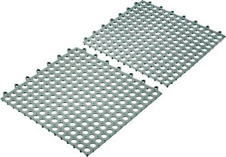 Westmark Abtropfmatten Bar - flexible Geschirrmatten zum Trocknen von Geschirr, Besteck und Gläsern, Geschirrabtropfmatte für die Spüle - Kunststoff, 2 Stück
