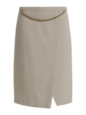 Alberta Ferretti Jupe Midi - Vert