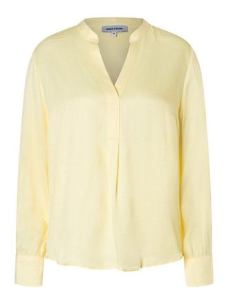 More & More Langarmbluse edle, gl&auml;nzende Langarmbluse, Satin