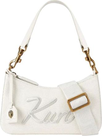 Kurt Geiger Femme, Sacs, Blanc, Taille: ONE Size Petit sac bandouli&egrave;re Hobo