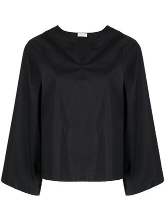By Malene Birger blouse Kamill &agrave; col v - Noir