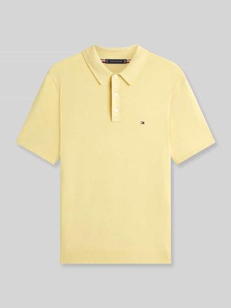 Tommy Hilfiger Regular Fit Strick-Poloshirt aus reiner Baumwolle