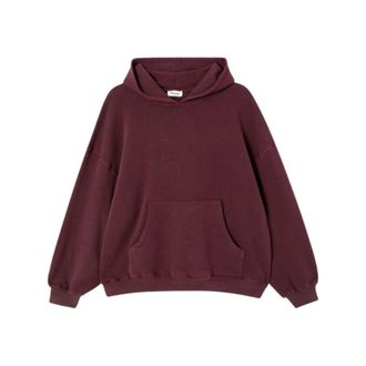 American Vintage Femme, Sweatshirts et sweats &agrave; capuche, Rouge, Taille: 38 FR Atubay Sweat &agrave; capuche