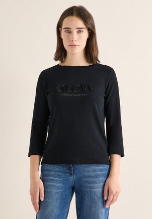 Cecil 3/4-Arm-Shirt mit U-Boot-Ausschnitt