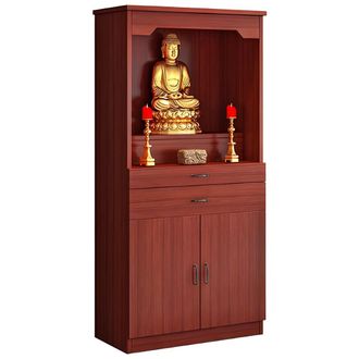 Generic Buddha-Altar, Gebetsaltar, pers&ouml;nlicher Buddha-Nischenaltar, chinesischer Meditationstisch mit Schublade, einfache Opfertische f&uuml;r Gebete