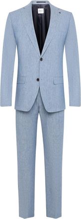 Roy Robson Einreihiger Anzug aus Leinen mit fallendem Reverskragen in