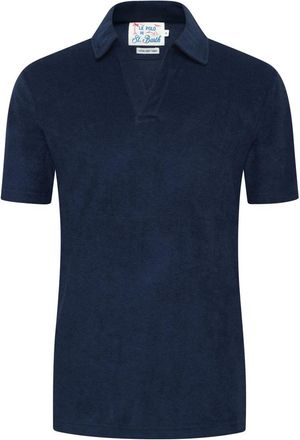 MC2 Saint Barth Glattes Poloshirt aus einem Lyocell-Baumwolle-Mix in