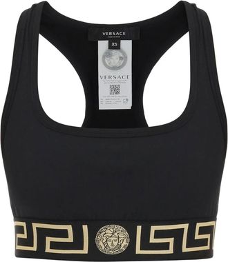 Versace Femme, Tops, Noir, Taille: 36 FR Sport Bras