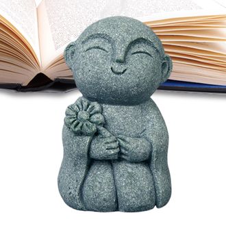 Generic M&ouml;nch Buddha-Statue - Stein M&ouml;nch Skulptur F&uuml;r Garten - Spirituelle Buddhafigur F&uuml;r Meditation Zimmerdekoration Geschenk