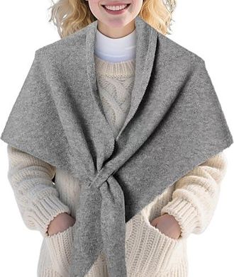 Generico &Eacute;charpe pour femme | Grande &eacute;charpe enveloppante pour femme, couleur unie, accessoire pour &eacute;v&eacute;nements, hiver, automne, bureau, voyage, festival, No&euml;l,