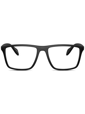 Emporio Armani lunettes de vue &agrave; monture carr&eacute;e - Noir