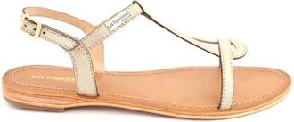 Les Tropeziennes Les Tropeziennes par M. Belarbi Femme HAMAT Chaussures Ville Sandale, Or Irise, 41