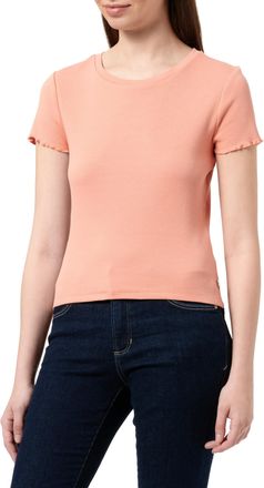 QS by s.Oliver Damen 2141204 T-Shirt, Orange, XX-Large