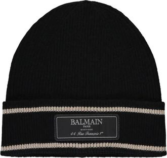 Balmain unisex, Accessoires, Noir, Taille: ONE Size Bonnet Tricot&eacute;