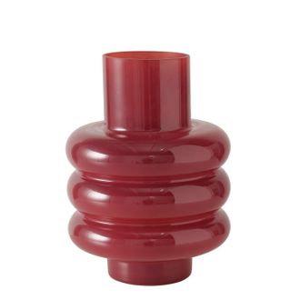 Boltze Boltze Vase Ribbo, rot, H&ouml;he 24cm, 2057818