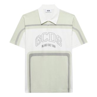 GCDS Racing Polo - - Tops - Herren - Gr&uuml;n - XS
