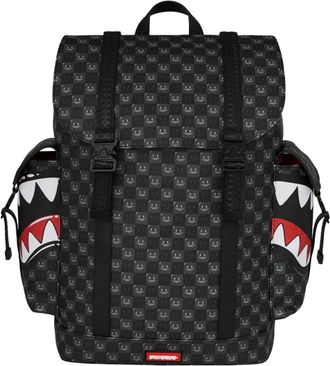 Sprayground Sharks In Paris WTF Bubbly Black Check Monte Carlo - - Bags - unisex - Schwarzk - ONE SIZE