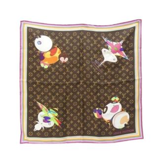 Louis Vuitton Pre-owned Monogram Scarf - Femme - Pre-owned - Brun - Taille: ONE Size