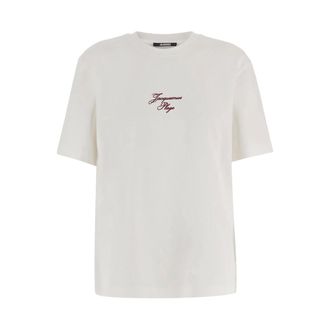 Jacquemus Homme, Tops, Blanc, Taille: 2XL Le T-shirt Bateau