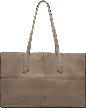 Liebeskind Berlin Shopper L AMY Vegan Suede neutral grey