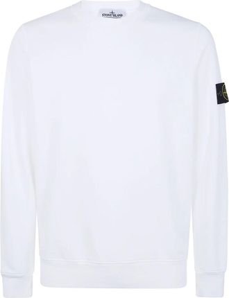Stone Island Homme, Sweatshirts et sweats &agrave; capuche, Blanc, Taille: 2XL SweaT-shirt &agrave; col rond