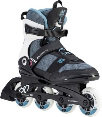 K2 Skates Damen Inline Skates ALEXIS 80 PRO, black - grey - blue, 30D0772.1.1.070
