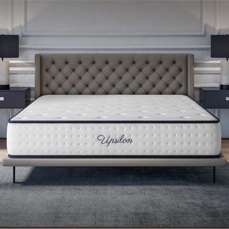 Cosmos Matratze 180x200 cm Upsilon Kaltschaummatratze H&auml;rtegrad H4 - &Ouml;ko-Tex Zertifiziert - Latex Blue 7 Zonen Matratze H&ouml;he 30 cm - Made in EU