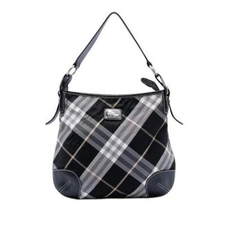 Burberry Pre-owned Supernova Check Hobo Bag - Femme - Pre-owned - Noir - Taille: ONE Size