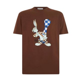 Iceberg T-Shirt mit Looney Tunes Artwork - - Tops - Herren - Braun - M