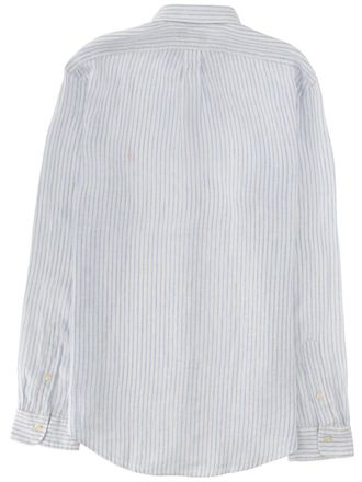 Polo Ralph Lauren Logo-Embroidered Linen Shirt - White