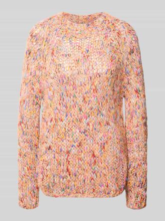 Rich & Royal Regular Fit Pullover mit Schurwoll-Anteil in Strick-Optik