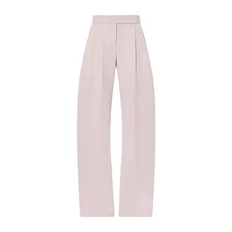 The Attico Femme, Pantalons, Rose, Taille: 36 FR Pantalon Tailleur en M&eacute;lange de Laine