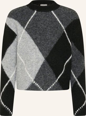 Kaffe Strickshirt Kagrith grau