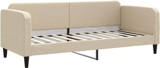 vidaXL Tagesbett Creme 80x200 cm Stoff Vidaxl