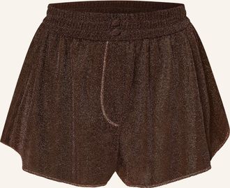 Os&eacute;ree Shorts Lumiere Mit Glitzergarn braun