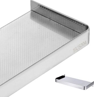 BESPORTBLE Wandmontierte Handyhalterung aus Edelstahl mit Toilettenablage Schwebendes Handyregal f&uuml;r Bad und Wc Einfache Montage ohne Bohren Multifunktionales Ab