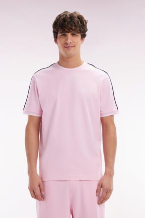 Eden Park T-shirt En Coton Rose Coupe D&eacute;contract&eacute;e