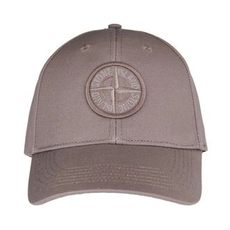 Stone Island Homme, Accessoires, Gris, Taille: ONE Size Casquette de baseball avec broderie boussole