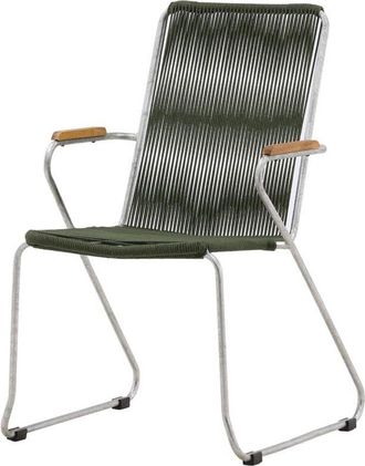 ebuy24 Bois Gartenstuhl stapelbar gr&uuml;n