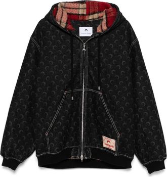 Marine Serre Moon Laser Jacke - Schwarz